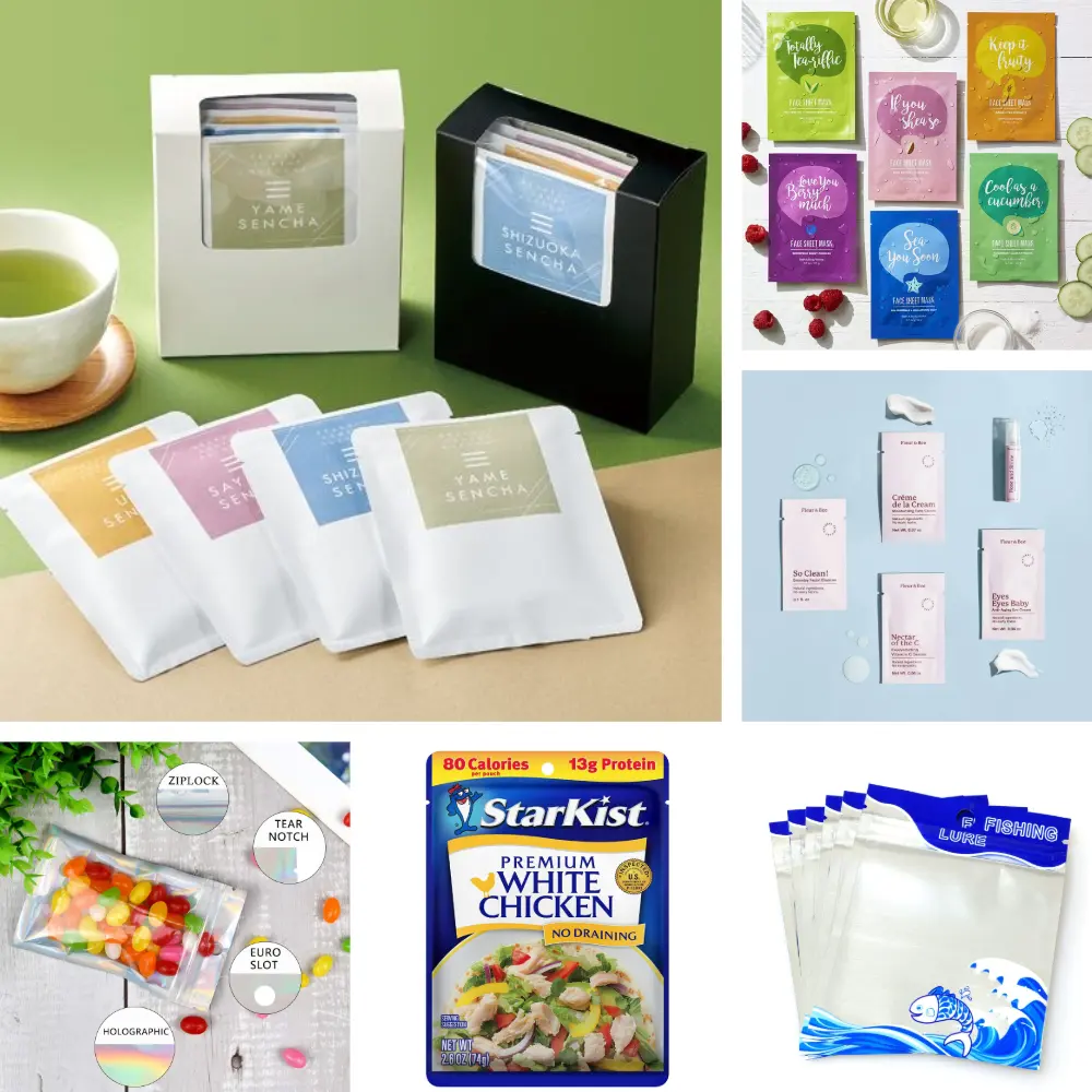 Three Side Seal Pouch | Custom Printing Three Side Seal Bag