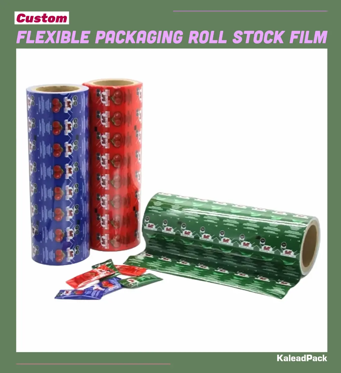 Printed Roll Stock Film | Flexible Packaging Film | KaleadPack