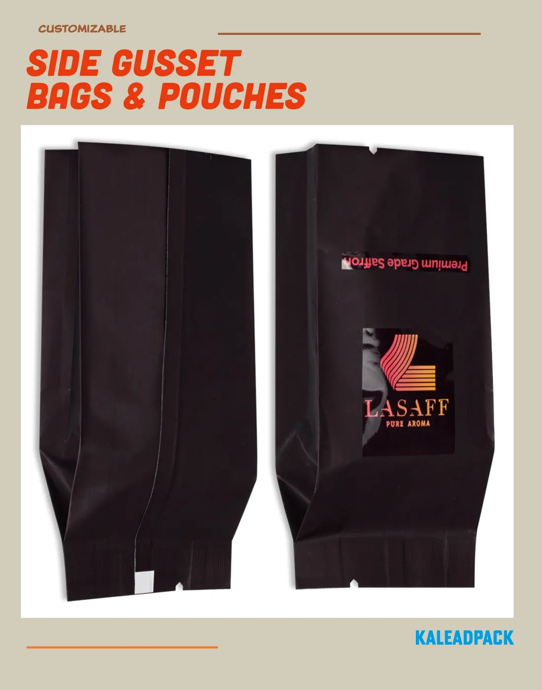 Side Gusset Bag | In-stock & Customizable Packaging Pouch