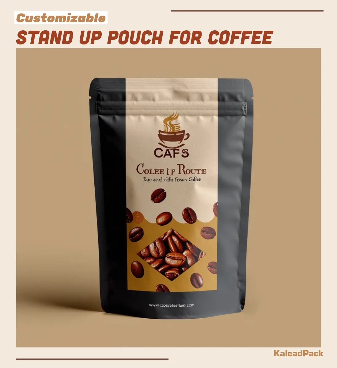 Custom Coffee Bags with Degassing Valve | KaleadPack