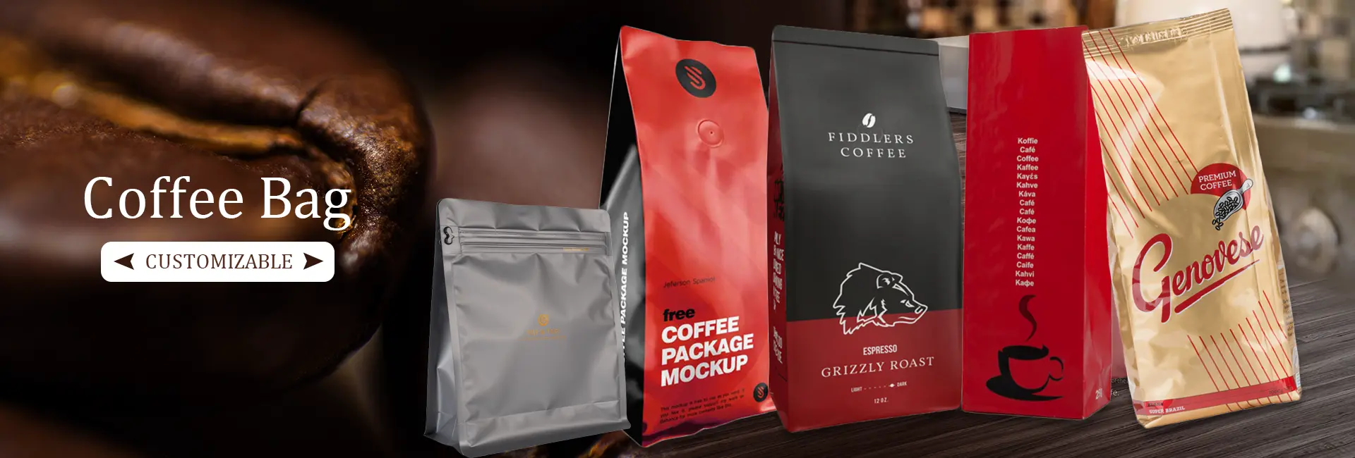 Custom Coffee Bags with Degassing Valve | KaleadPack